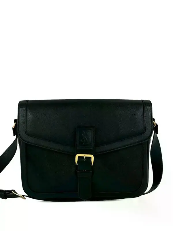 Saint Laurent 20th Century Calf Leather Shoulder Bag - Black