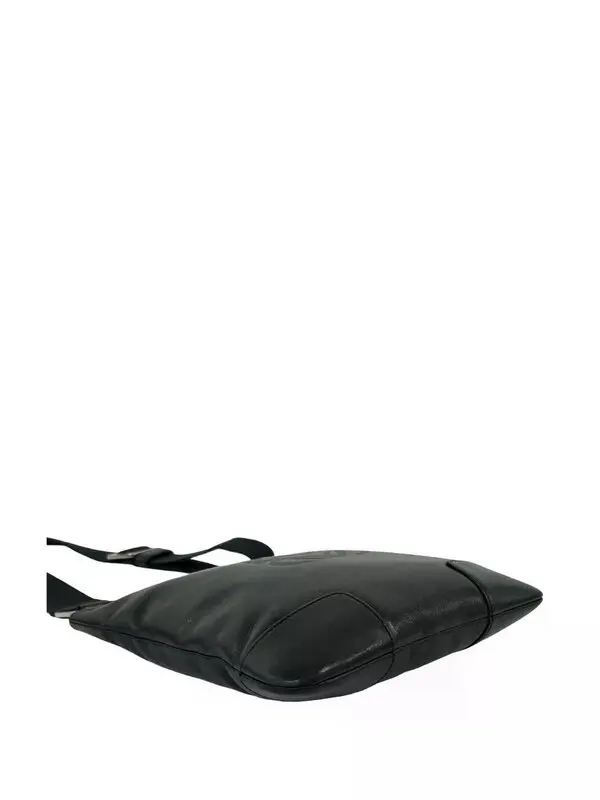 Loewe Leather Anagram Flat Crossbody Bag