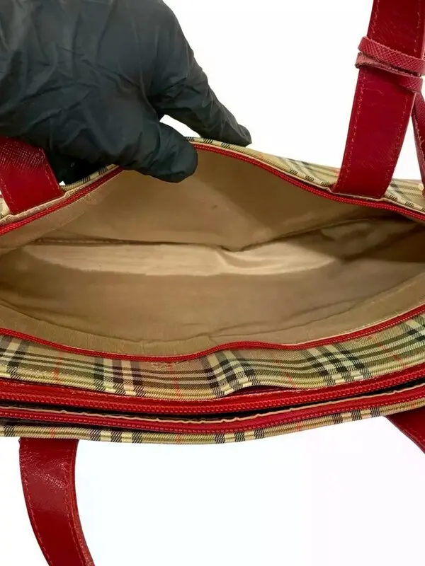 Burberry Nova Check Tote Bag