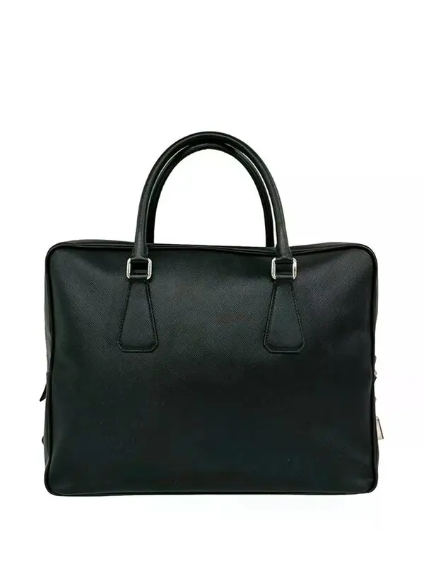Prada 2010-2016 Saffiano Business Bag - Black
