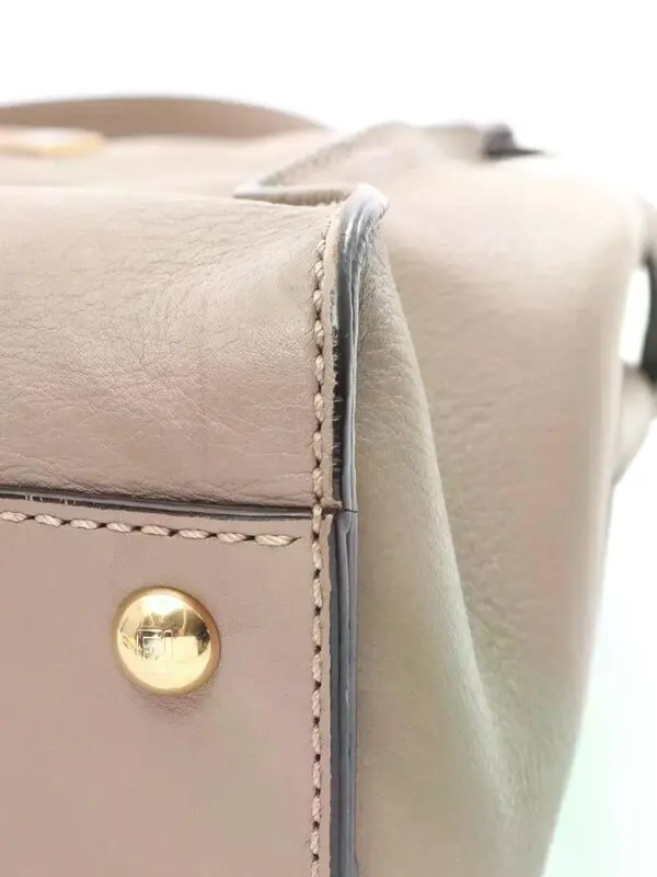 Fendi Medium Leather Peekaboo Iconic Satchel