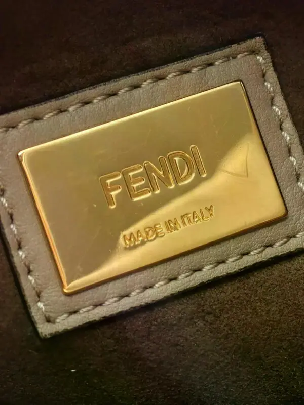 Fendi Medium Leather Peekaboo Iconic Satchel