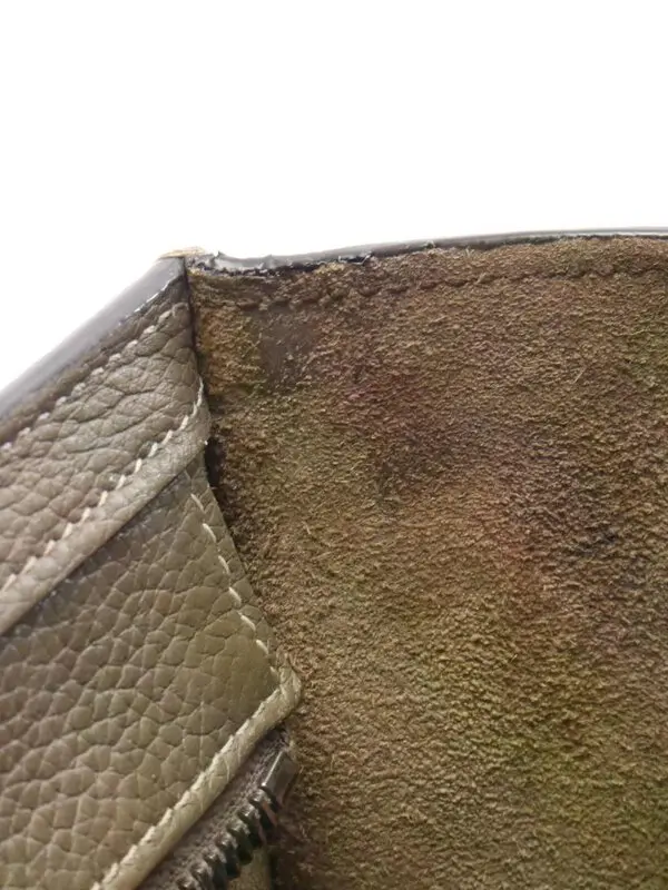 Celine Leather Luggage Tote Satchel - Grey