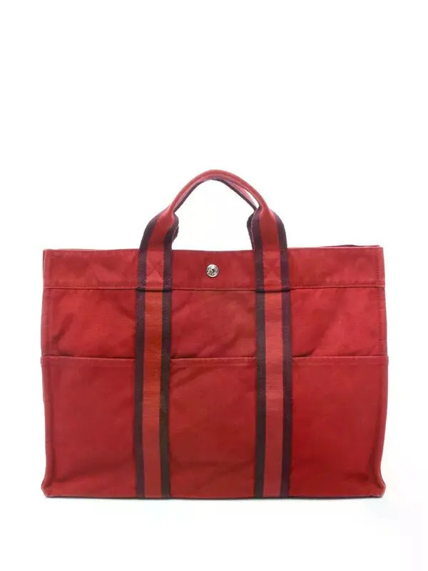 Hermès Canvas Fourre Tout Mm Tote Bag