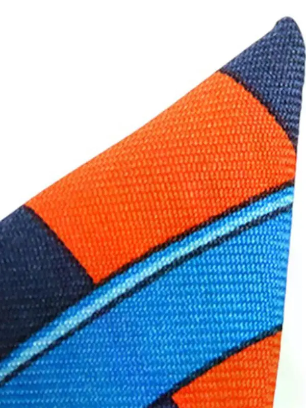 Hermès 2000-2026 Brides De Gala Bayaderes Twilly Silk Scarf Scarves - Orange