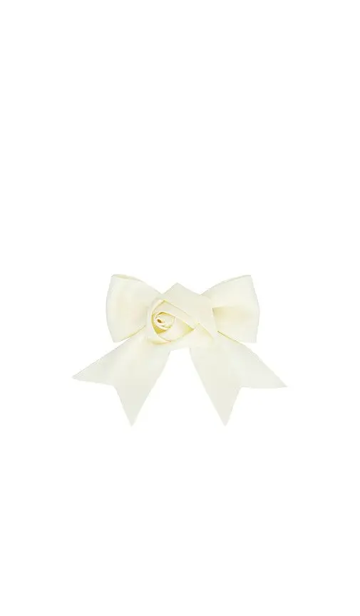 PETIT MOMENTS Scott King Hair Madonna Bow Clip - Cream