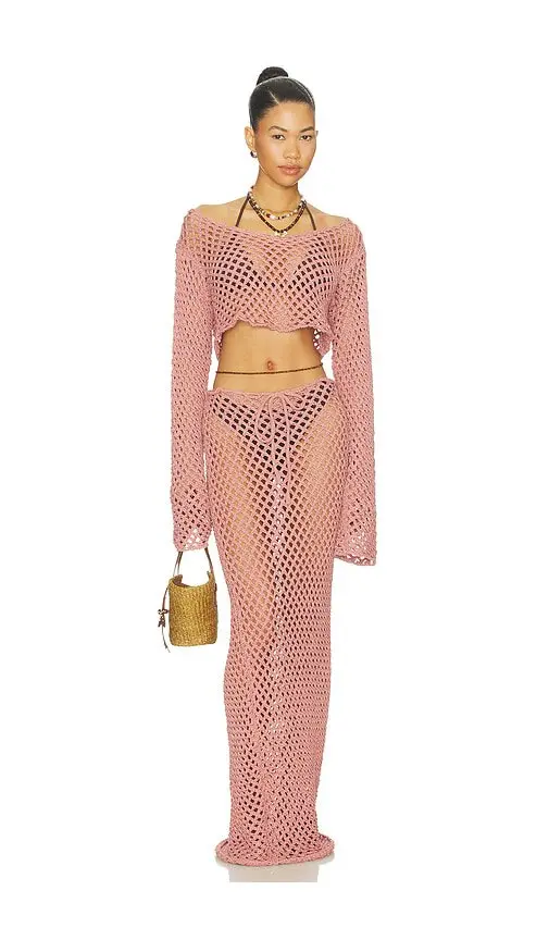 BANANHOT Crochet Knit Shirt