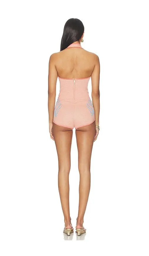 Retrofete Avielle Knit Halterneck Romper