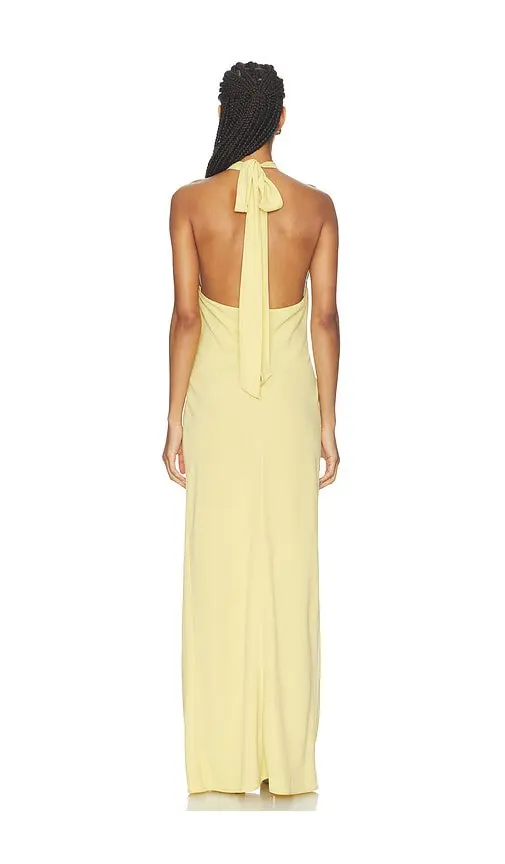 Amanda Uprichard Samara Maxi Dress - Yellow