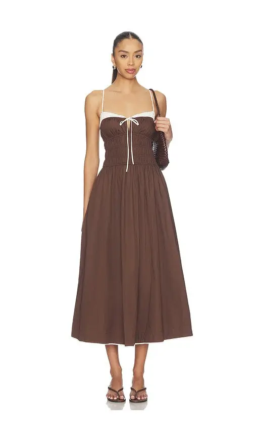 NIA Thomas Dress - Chocolate