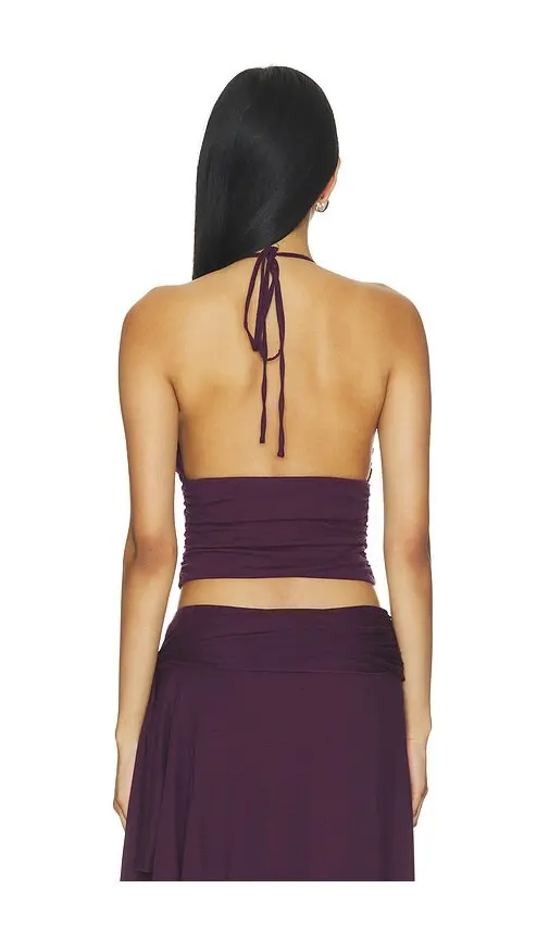 NIA Fabrizio Halter Top - Purple