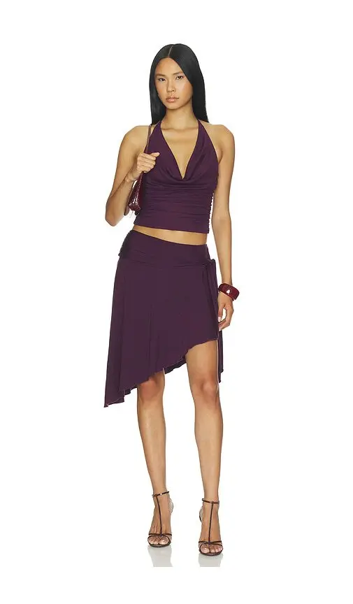NIA Fabrizio Halter Top - Purple