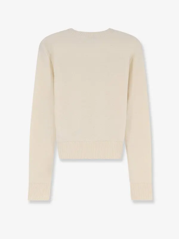 Loewe Wool Sweater With Embroidered Logo
