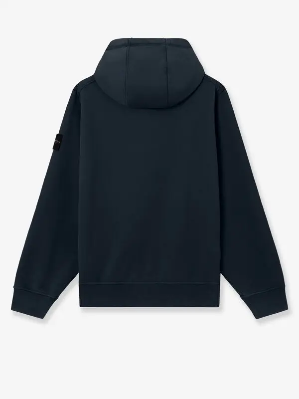Stone Island Organic Cotton Zip-up Hoodie - Multicolor