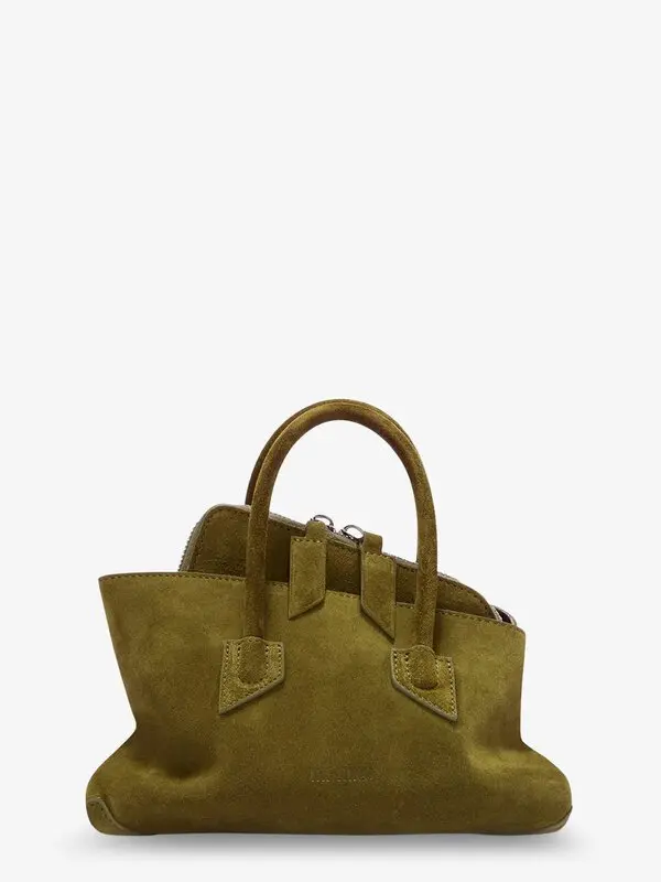 Attico La Passeggiata Mini Suede Handbag - Yellow