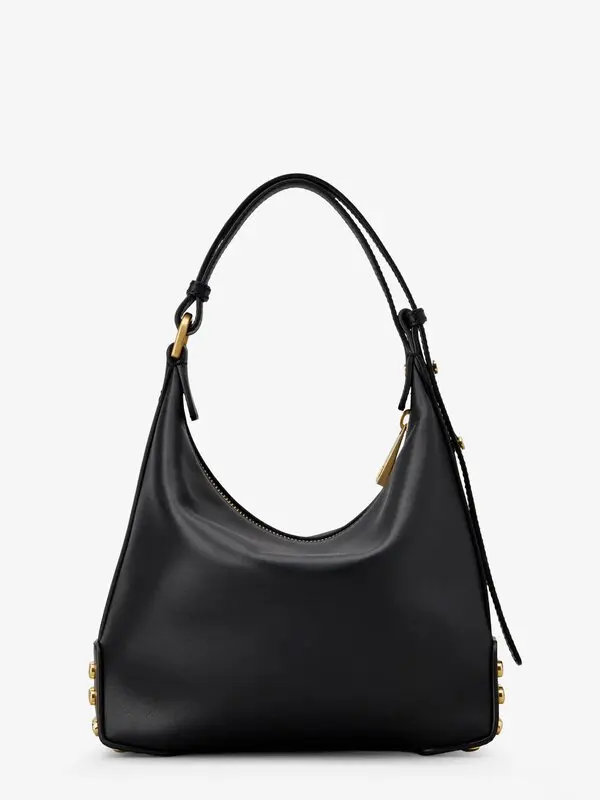 TOD'S Leather Shoulder Bag With Metal Dots - Multicolor