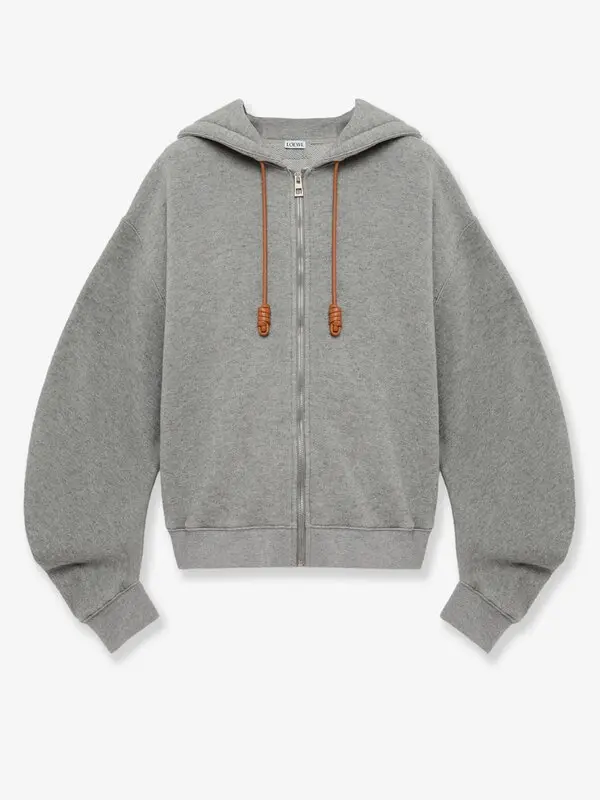 Loewe Flamenco Cotton And Cashmere Blend Sweatshirt - Gray