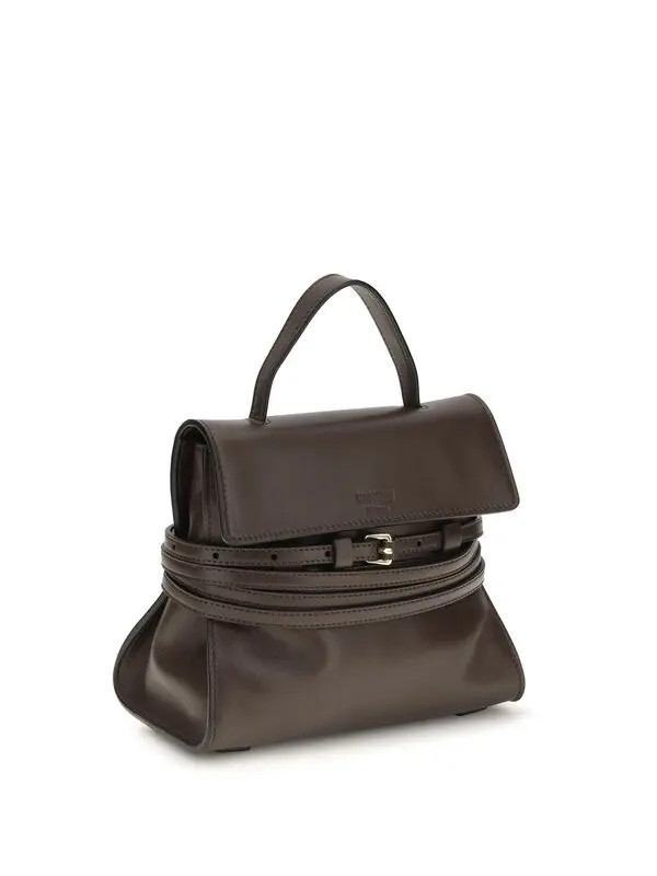 Moschino Tie Me Handbag - Brown
