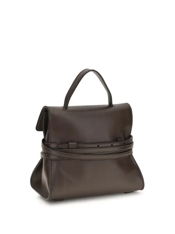 Moschino Tie Me Handbag - Brown