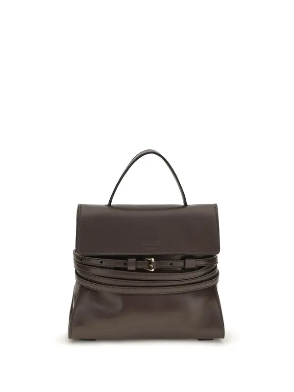 Moschino Tie Me Handbag - Brown