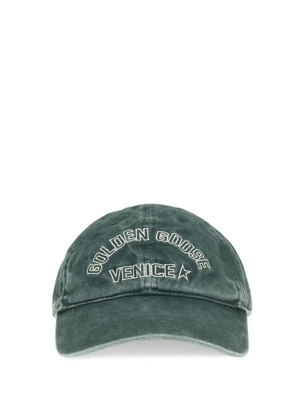GOLDEN GOOSE Journey Baseball Cap - Green