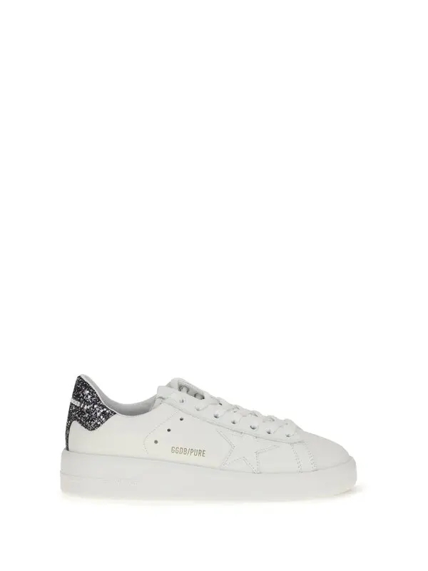 GOLDEN GOOSE Pure Star Leather Sneakers - White