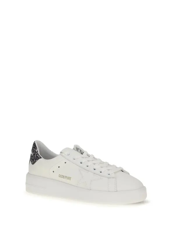 GOLDEN GOOSE Pure Star Leather Sneakers - White