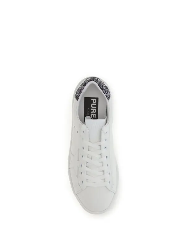 GOLDEN GOOSE Pure Star Leather Sneakers - White