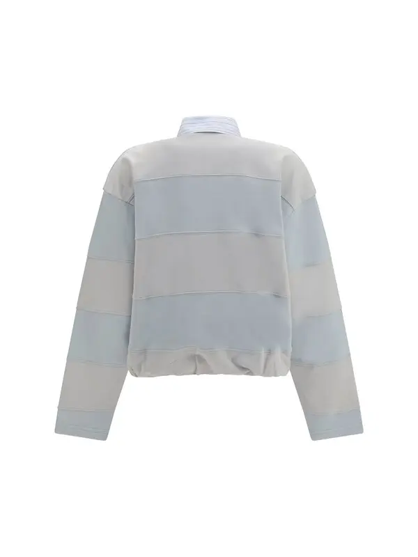 Acne Studios Striped Polo Sweatshirt