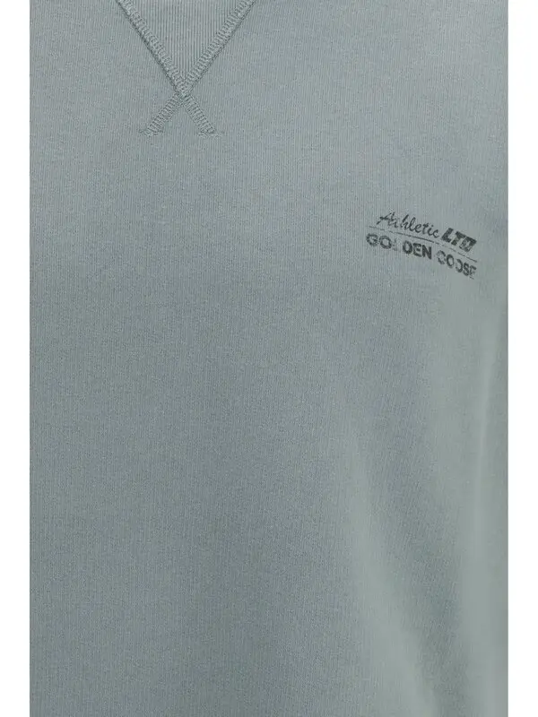 GOLDEN GOOSE Short-sleeve Sweatshirt With Back Print
