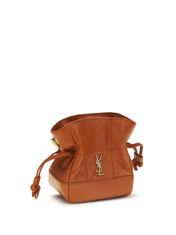 Saint Laurent Jamie Mini Leather Clutch Bag