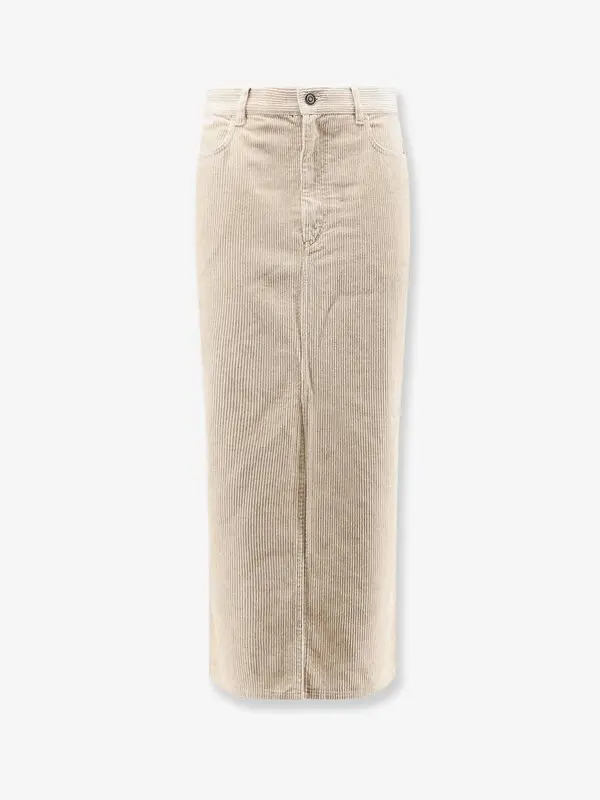 Isabel Marant Étoile Odalie Corduroy Maxi Skirt - Cream
