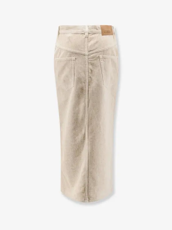 Isabel Marant Étoile Odalie Corduroy Maxi Skirt - Cream