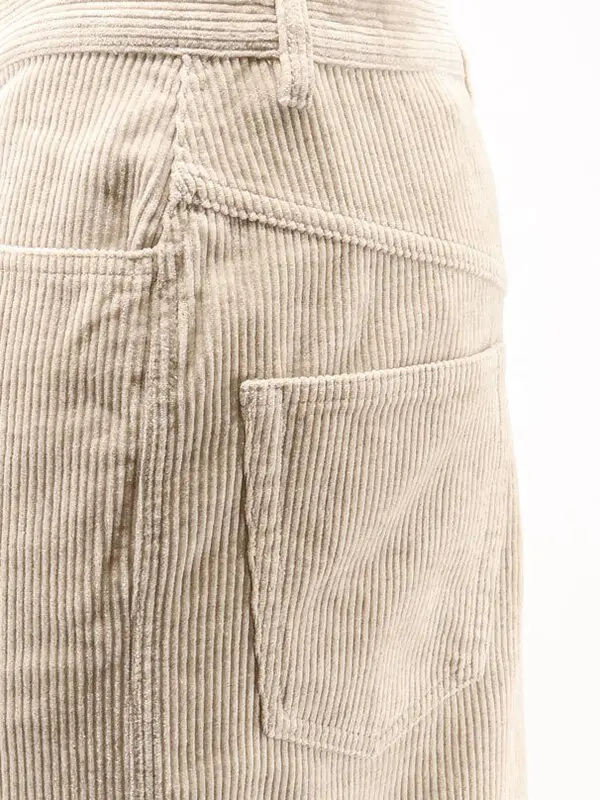 Isabel Marant Étoile Odalie Corduroy Maxi Skirt - Cream