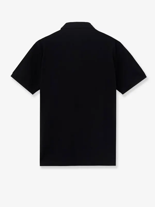 Stone Island Organic Cotton Polo Shirt - Black