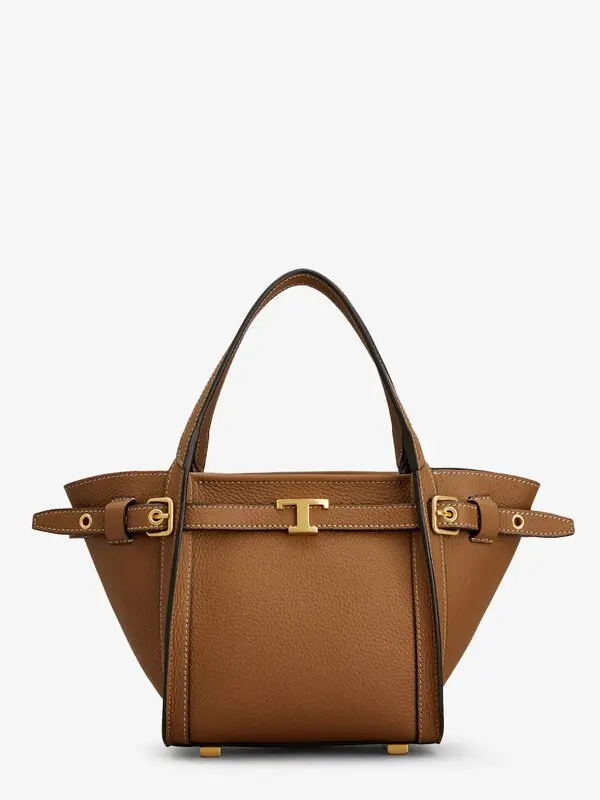 TOD'S T Signature Leather Tote Bag - Multicolor