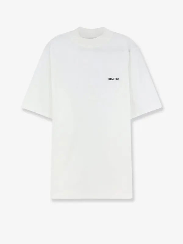 Attico Oversized Cotton T-shirt - White