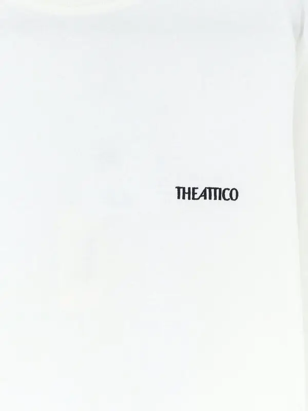 Attico Oversized Cotton T-shirt - White