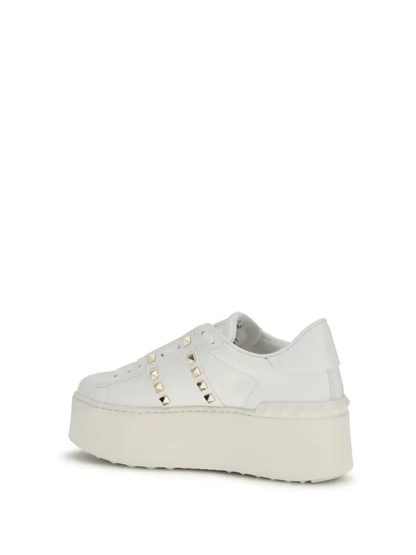 Valentino Garavani Rockstud Untitled Flatform Sneakers
