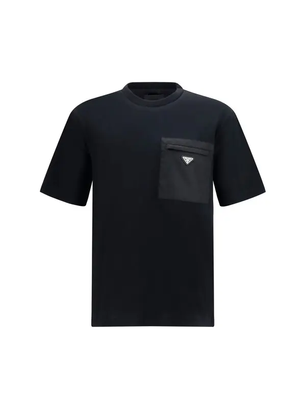Prada Pocket T-shirt With Logo