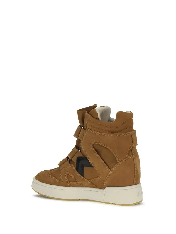 Isabel Marant Étoile High-top Wedge Sneakers - Brown