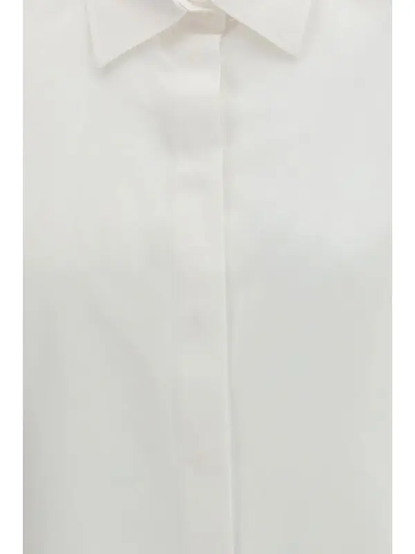 Max Mara Maroso Cotton Poplin Shirt - White