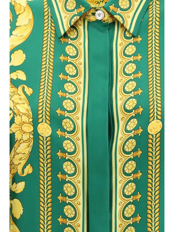 Versace Printed Silk Shirt