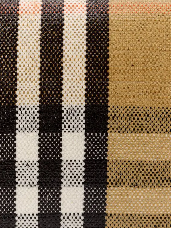 Burberry Highlands Crossbody Bag With Iconic Check Pattern