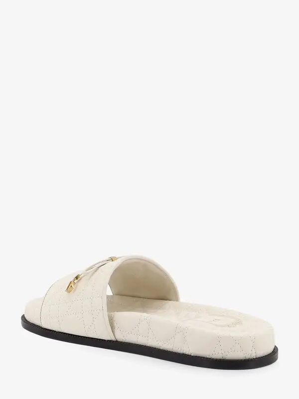 Dior Cannage Quilted Leather Sandals - Multicolor