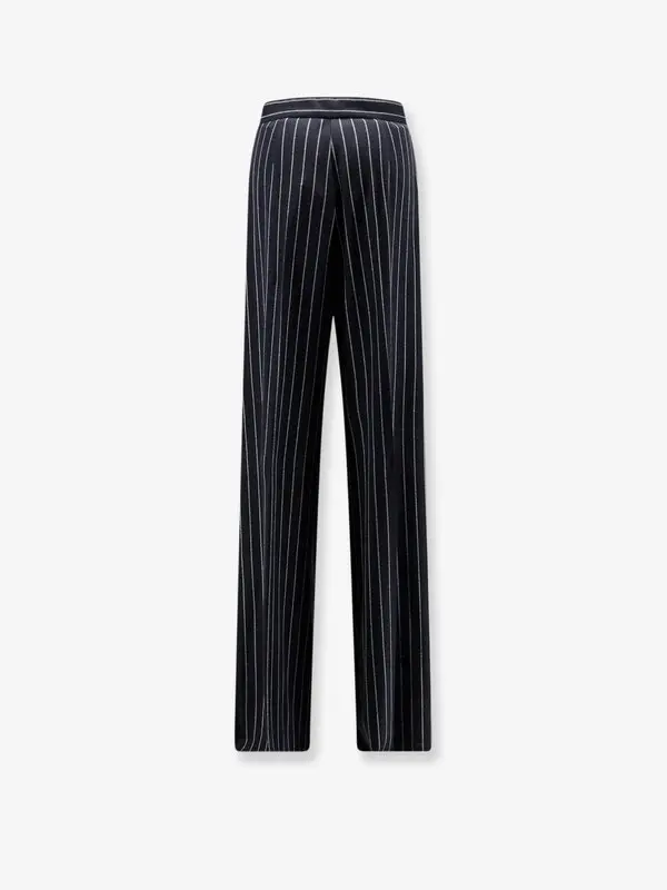 Max Mara Striped Wide Leg Trousers - Multicolor