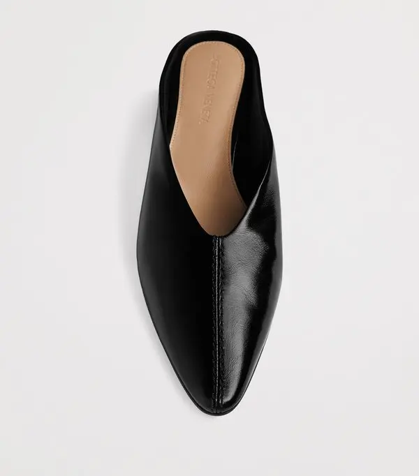Bottega Veneta Lambskin Vesta Heeled Mules