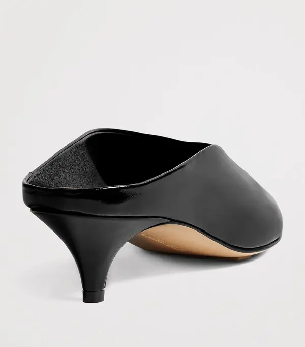Bottega Veneta Lambskin Vesta Heeled Mules