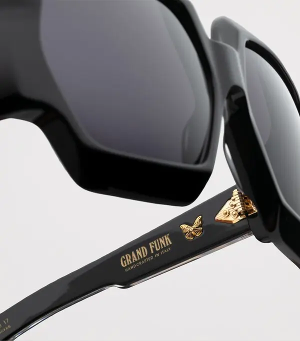 JACQUES MARIE MAGE Grand Funk Hexagonal Sunglasses