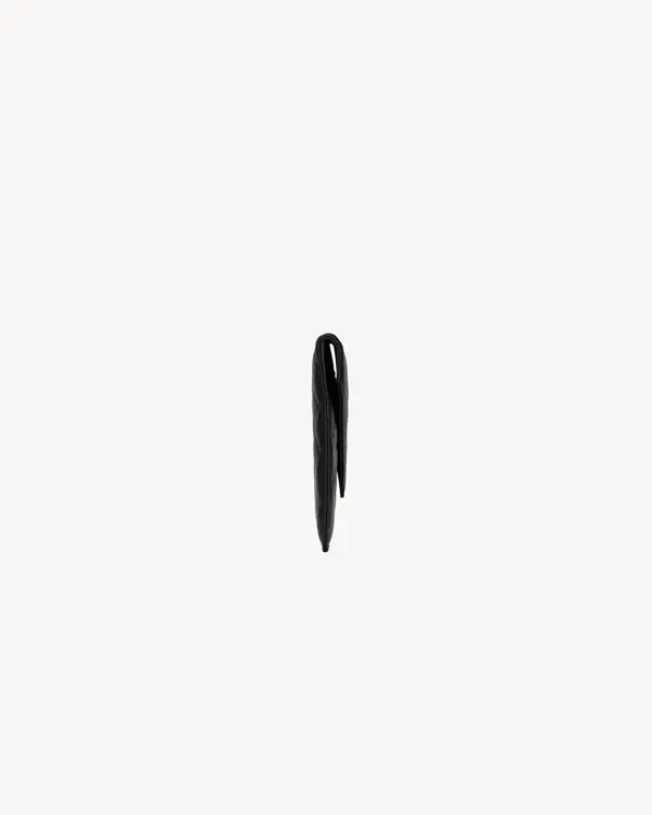 Saint Laurent Logo Plaque Pouch